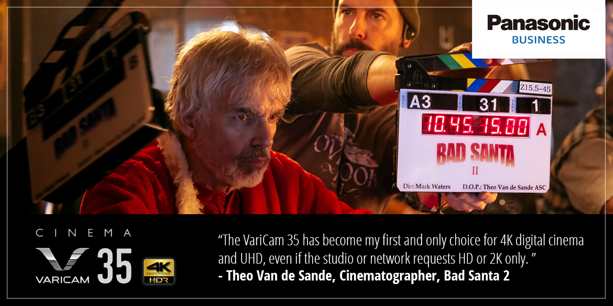 Hollywood blockbuster ‘Bad Santa 2’ shot with Panasonic VariCam 4K ...