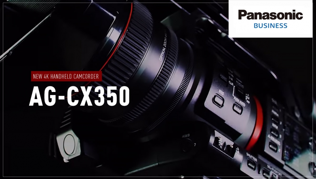 Panasonic’s AG-CX350 4K handheld camcorder launches | Panasonic ...