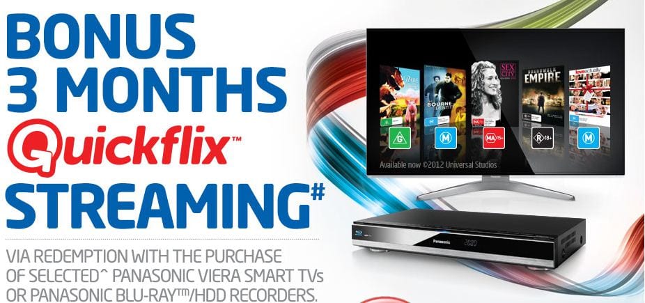 Enjoy a bonus 3 months Quickflix streaming | Panasonic Australia Blog