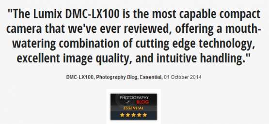 Reviewers love our LUMIX LX100 creative compact camera | Panasonic ...