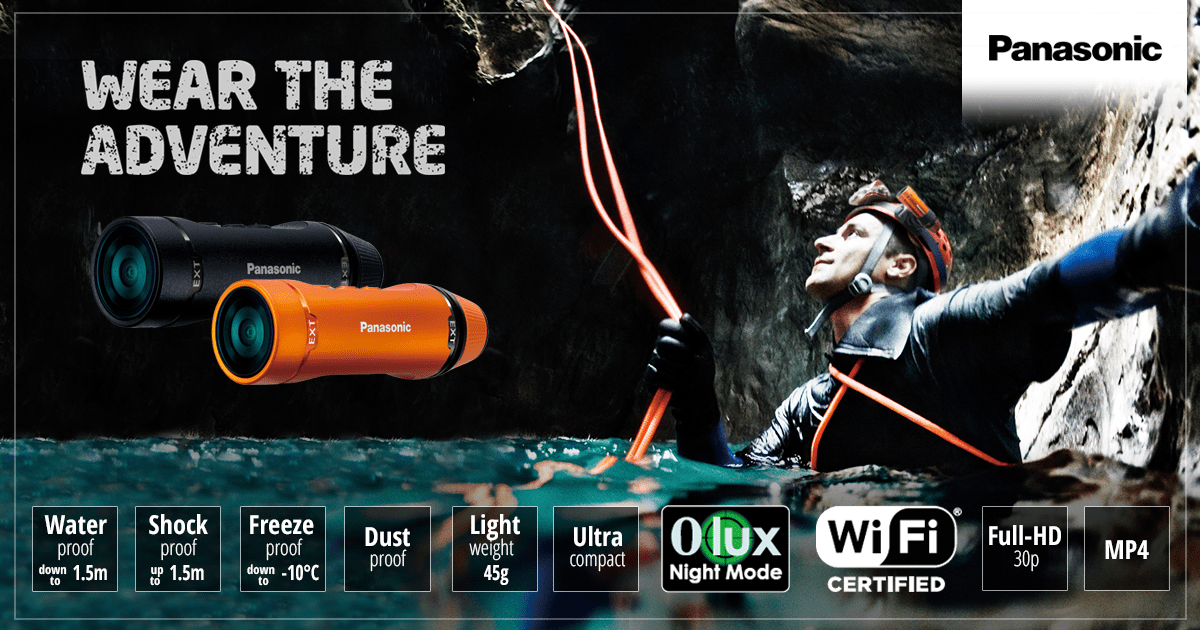 The ultra light HX-A1: the first tough action cam with night vision ...