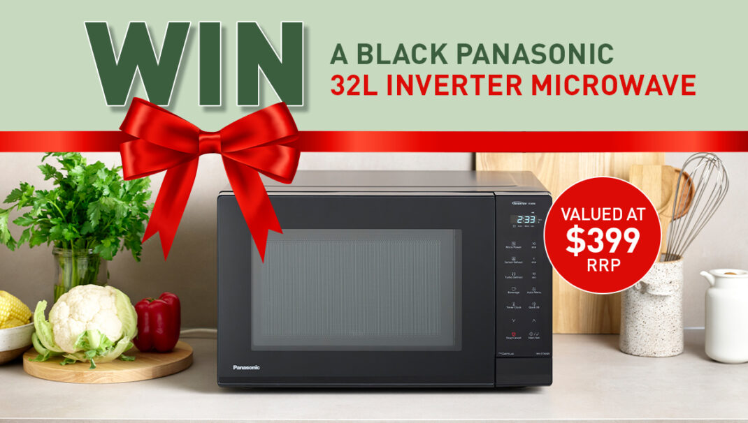 WIN a Panasonic Black 32L Microwave | Panasonic Australia Blog